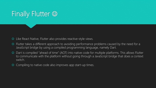 Flutter vs ReactNative | PPT