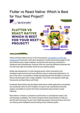 Flutter vs React Native_ Which is Best for Your Next Project.pdf