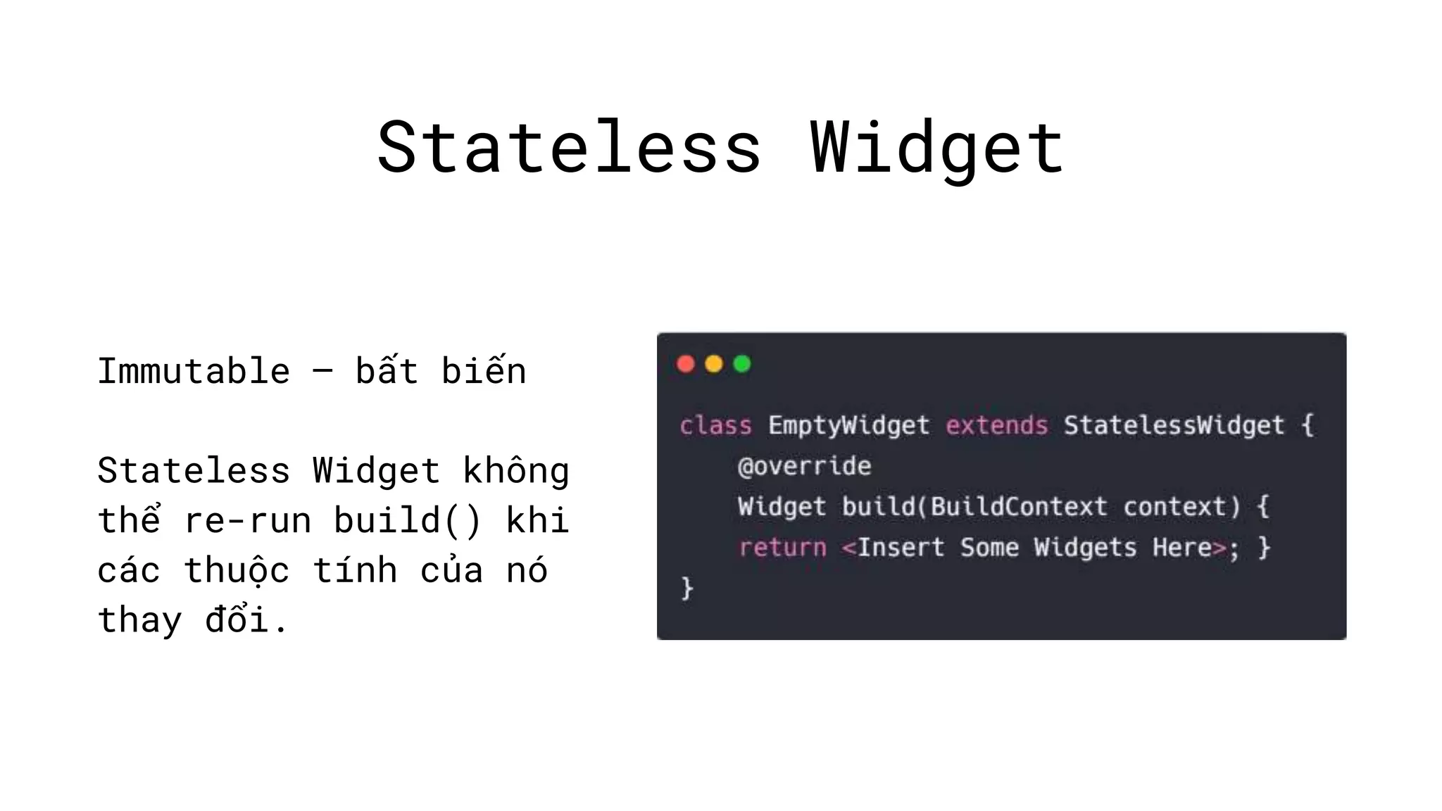 Flutter widget | PPT