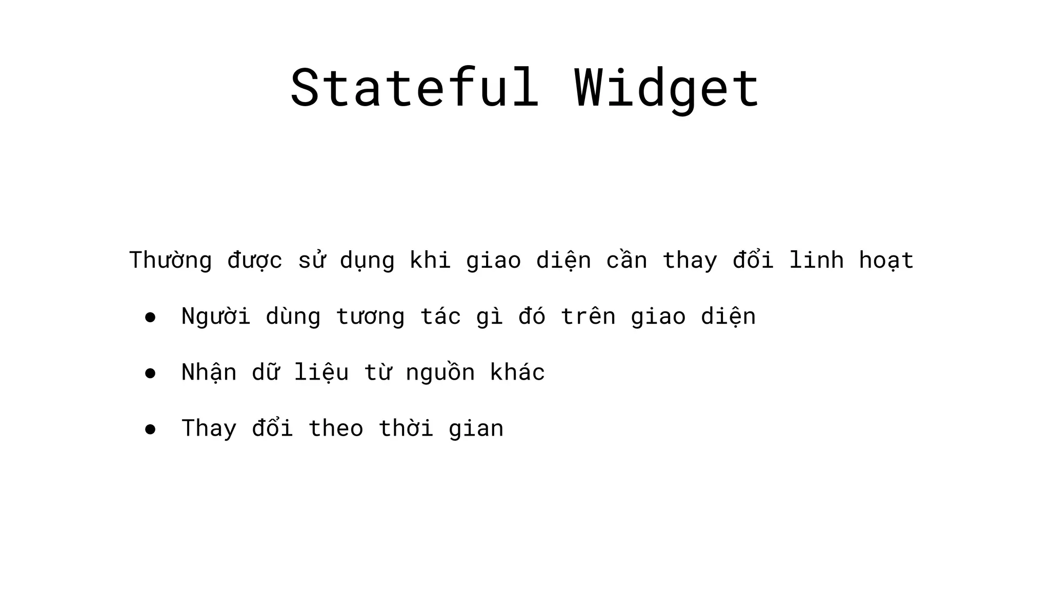 Flutter widget | PPT