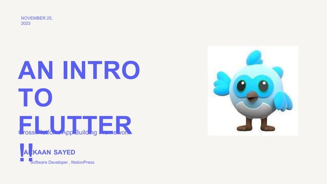Flutter Workshop Pptpptx Programming Languages Computing