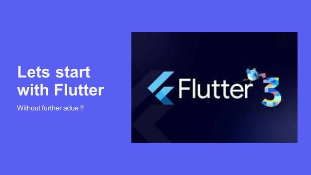 Flutter Workshop PPT.pptx | Programming Languages | Computing