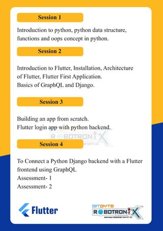 FLUTTER WORKSHOP PROPOSAL.pdf | Programming Languages | Computing
