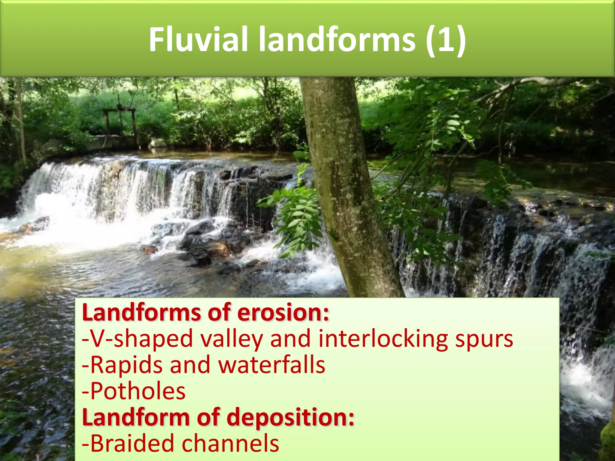 Fluvial landforms-for-site-docx | PPTX
