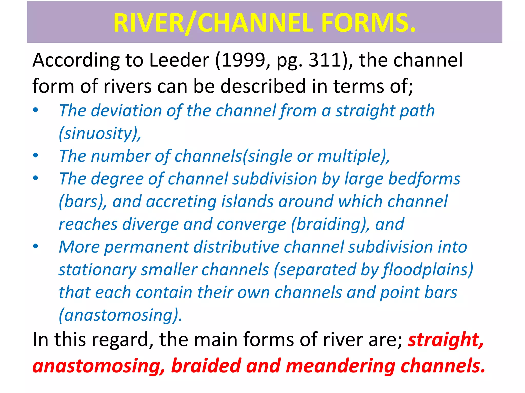 sedimentary environment (fluvial channel) | PDF