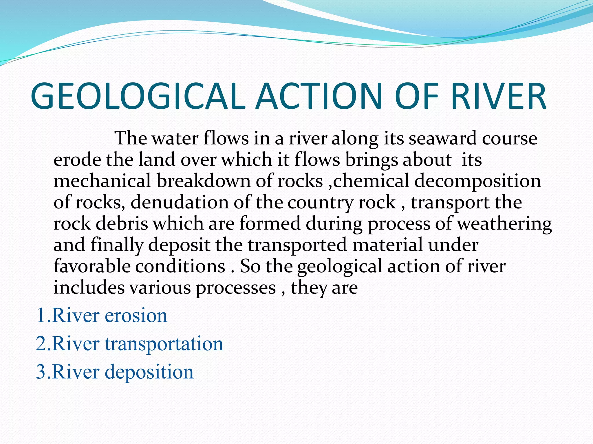 Fluvial cycle | PPTX