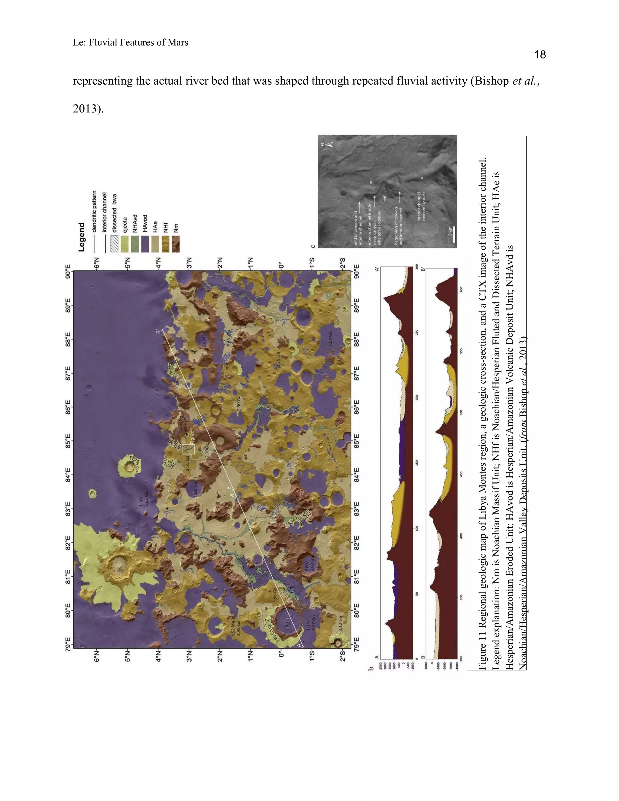 Fluvial Features of Mars | PDF | Geography | Science