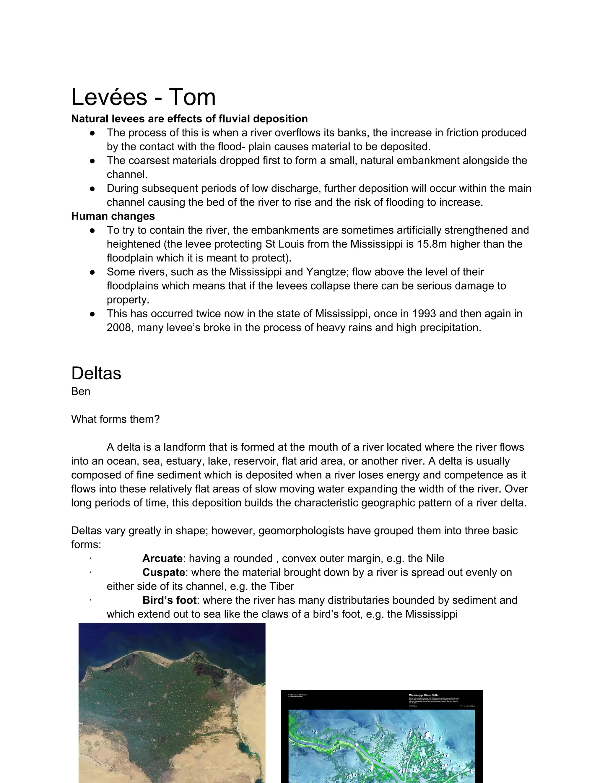 Fluvial featuresy13ib geography | PDF