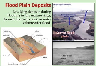 Fluvial depositional landform geomorphology | PPTX