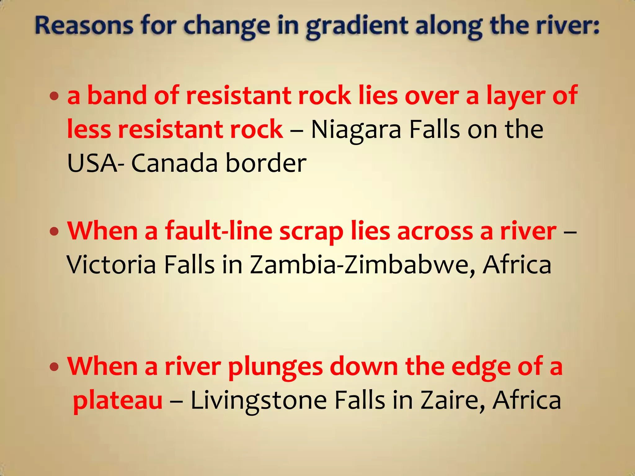 Fluvial landforms | PPTX