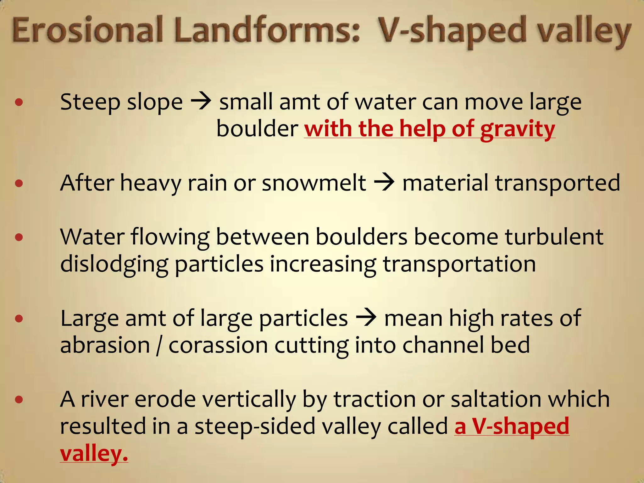 Fluvial landforms | PPTX