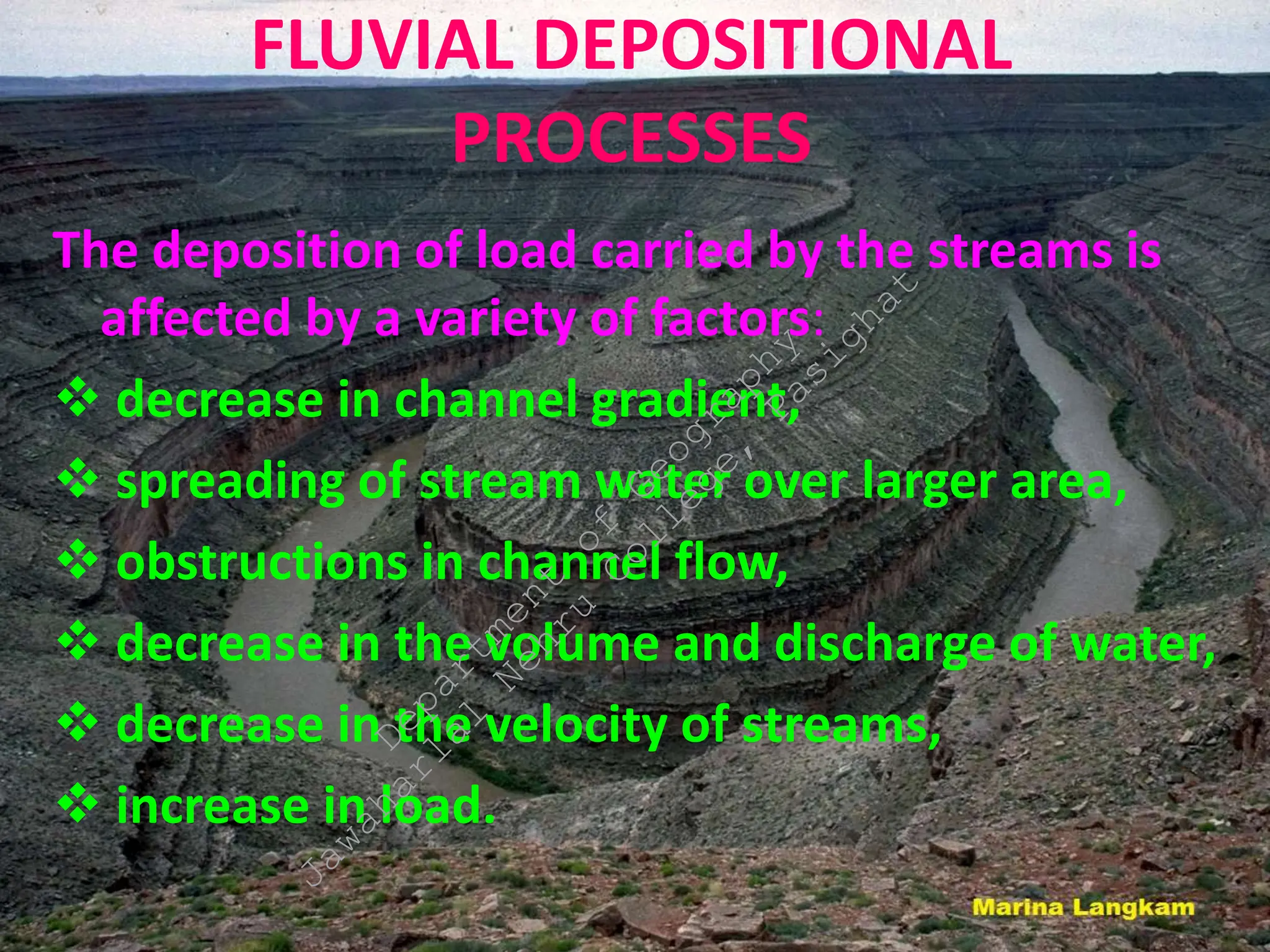 fluvial_landforms, Geography, Geomorphology | PDF