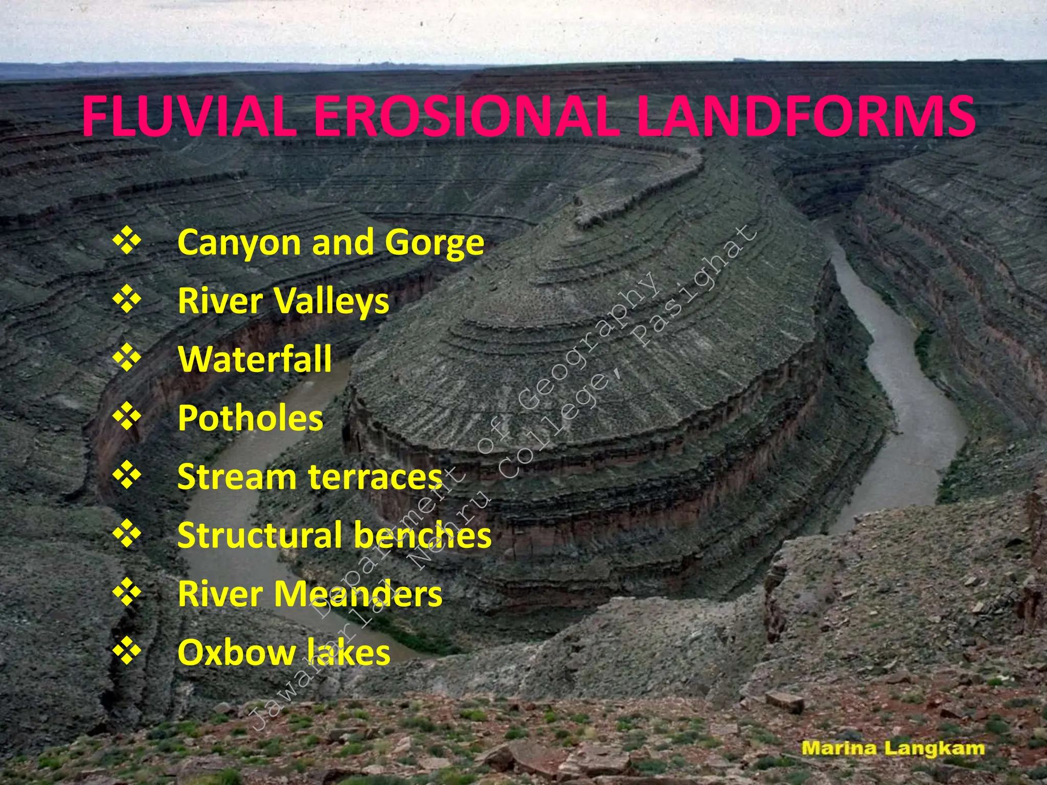 fluvial_landforms, Geography, Geomorphology | PDF