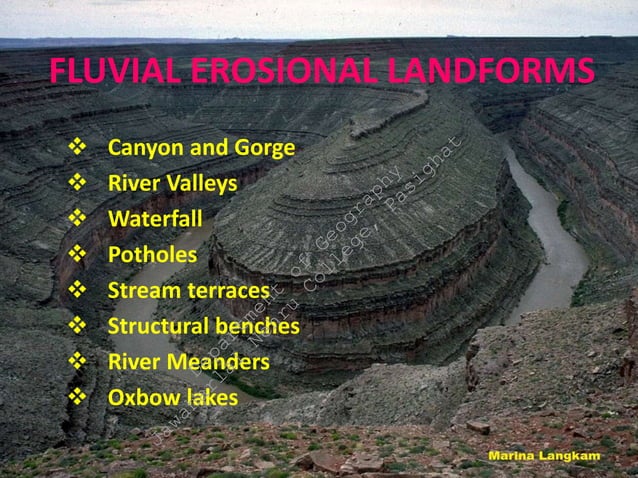 fluvial_landforms, Geography, Geomorphology | PDF