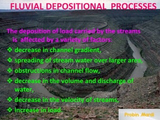 fluvial_landforms.pptx, Geomorphology, Geography | PPTX
