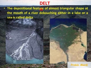 fluvial_landforms.pptx, Geomorphology, Geography | PPTX