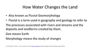 Fluvial morphology | PPTX