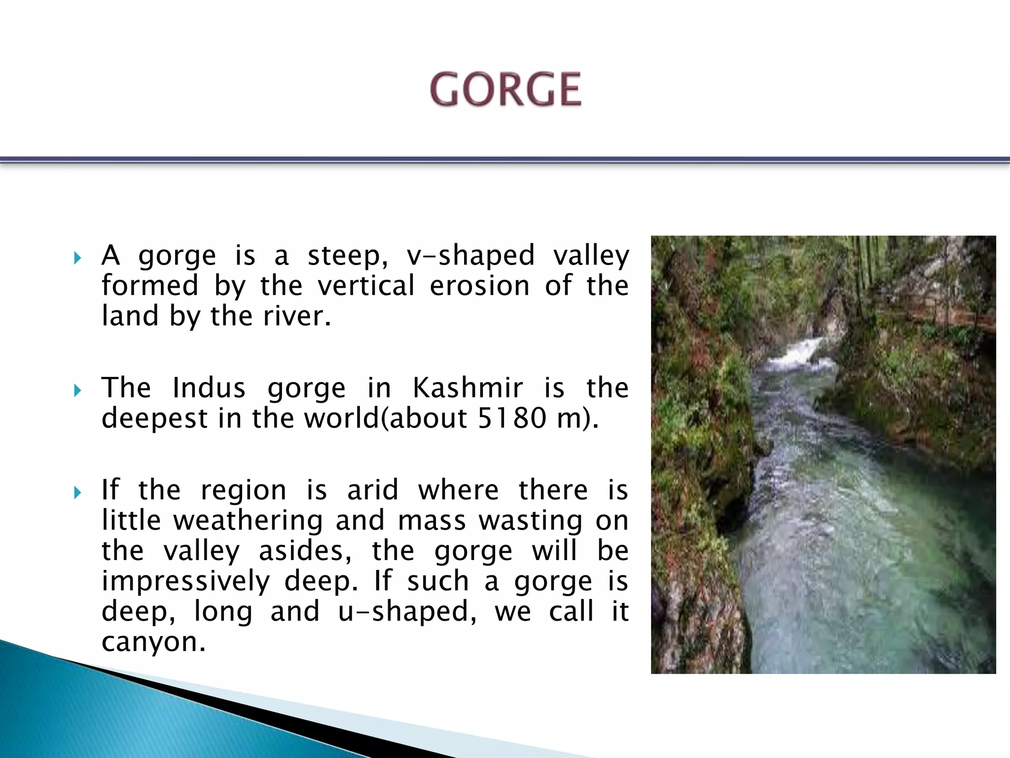 Fluvial process | PPTX | Geography | Science
