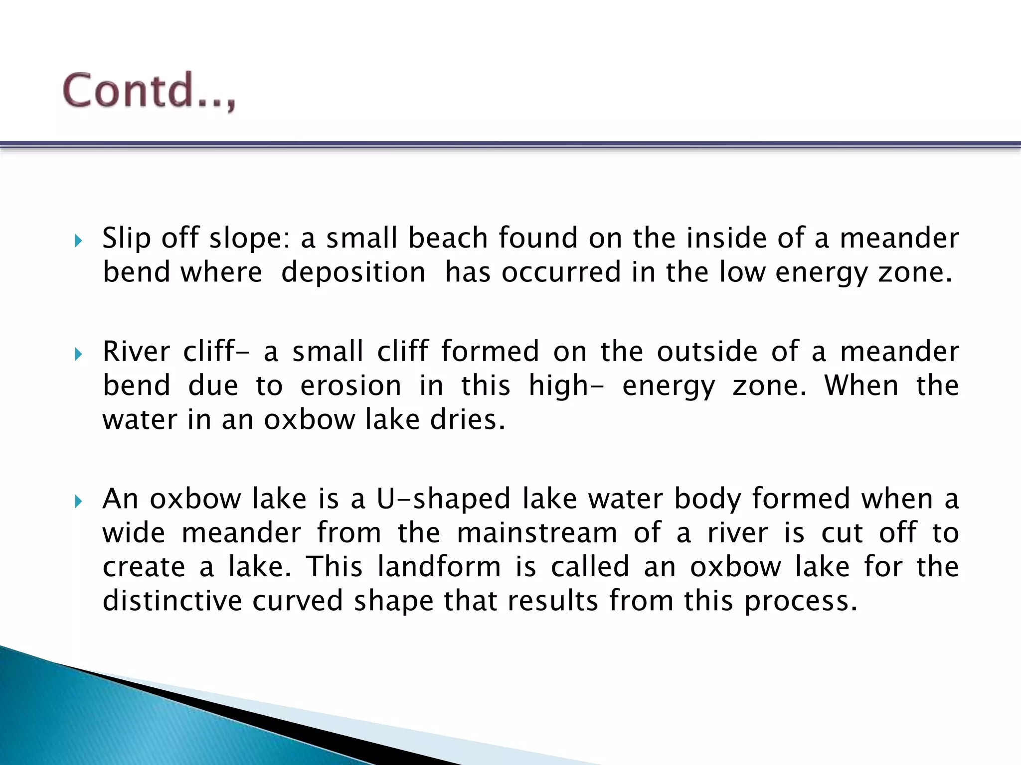 Fluvial process | PPTX