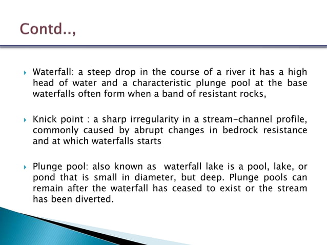 Fluvial process | PPTX | Geography | Science