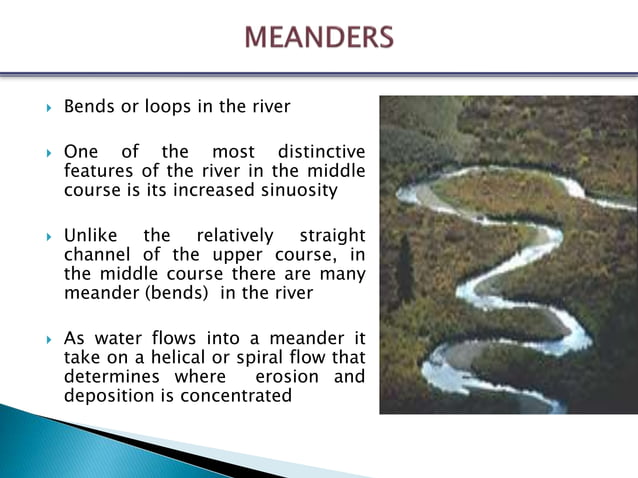 Fluvial process | PPTX | Geography | Science