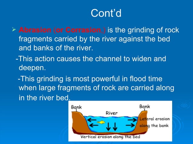 Fluvial Process And Related Land Forms | PPT | Geography | Science