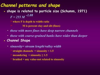 Bentuk bentang alam fluvial, materi kuliah semester 2 | PPT