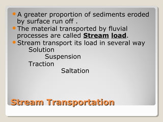 Fluvial processes and_land_forms | PPT