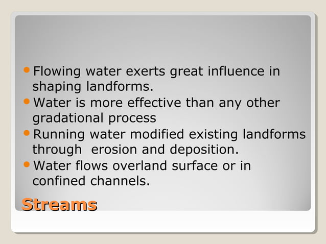 Fluvial processes and_land_forms | PPT | Geography | Science