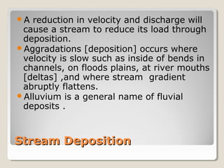 Fluvial processes and_land_forms | PPT
