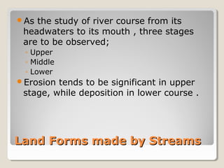 Fluvial processes and_land_forms | PPT