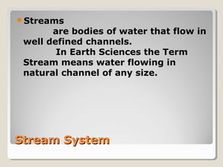 Fluvial processes and_land_forms | PPT