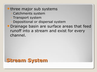 Fluvial processes and_land_forms | PPT