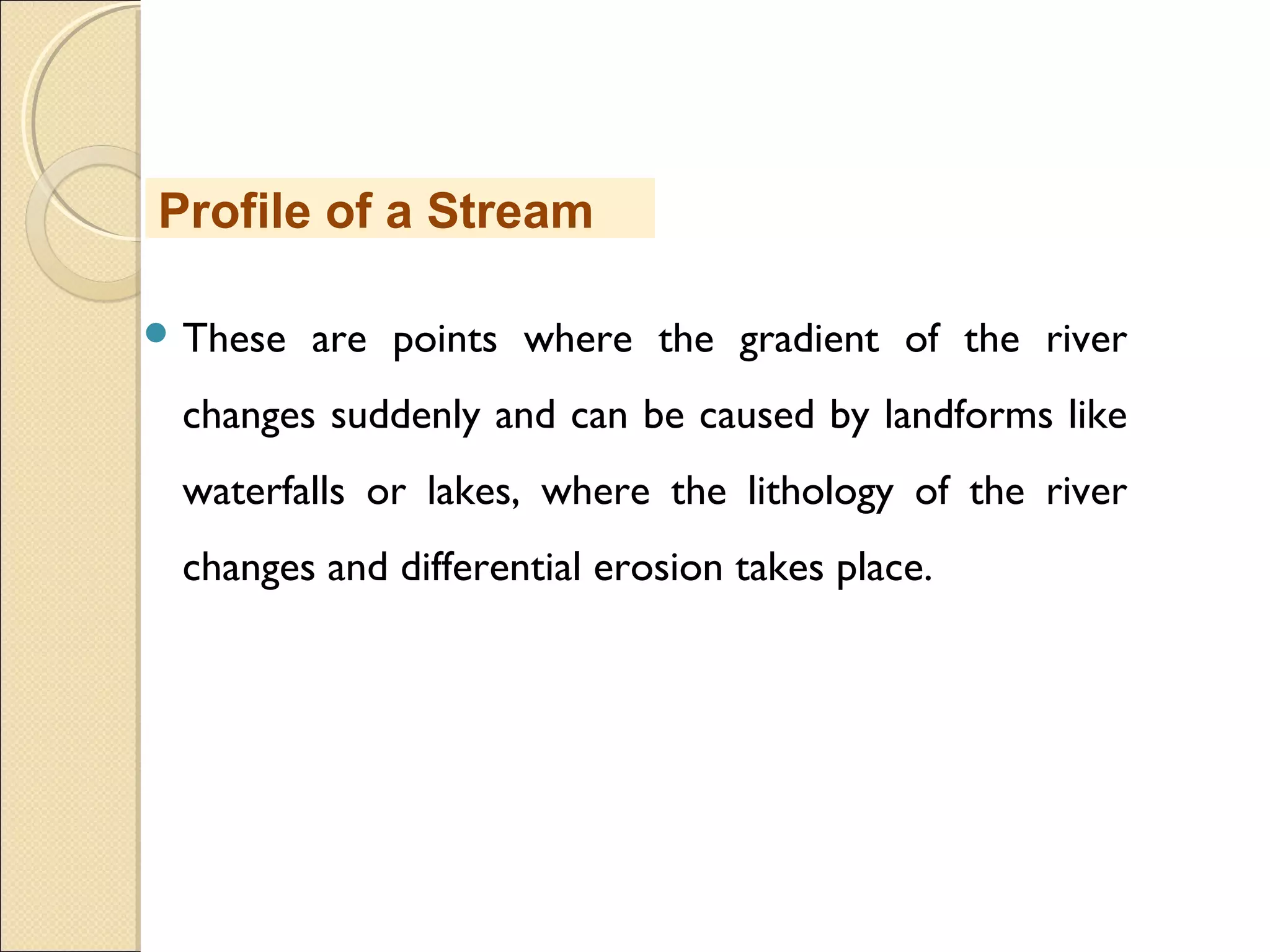 Fluvial processes and landforms | PPT