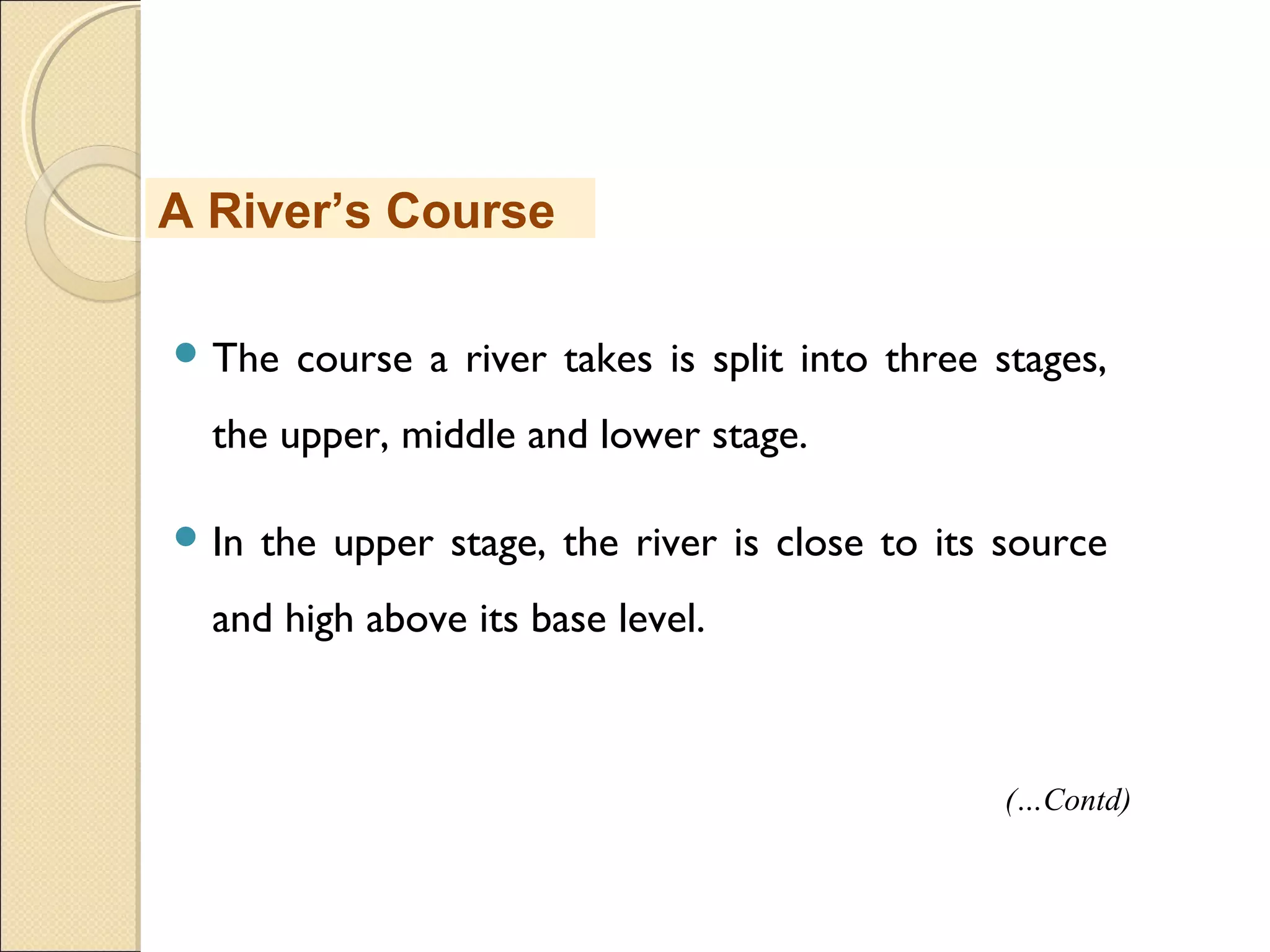 Fluvial processes and landforms | PPT