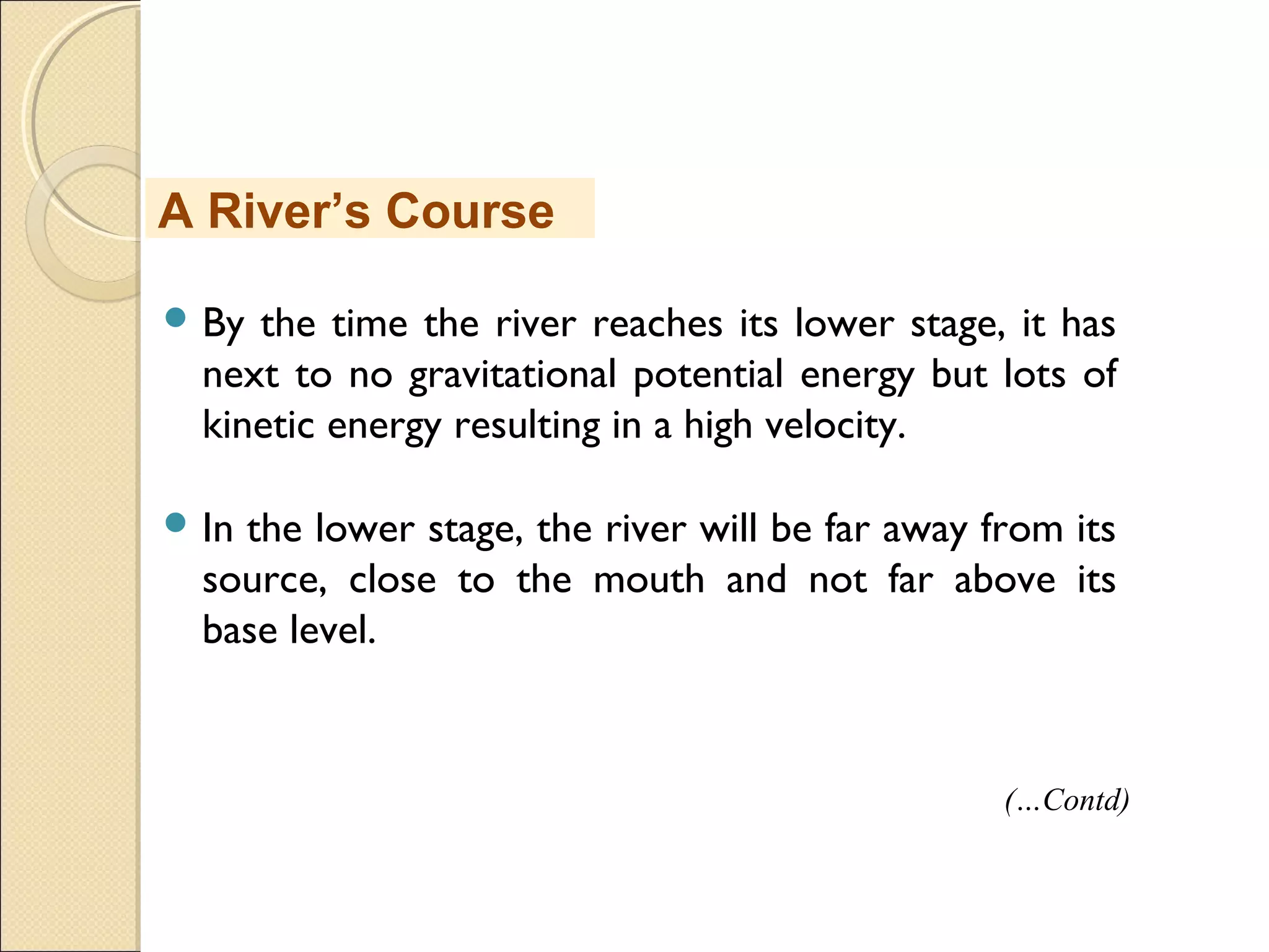 Fluvial processes and landforms | PPT