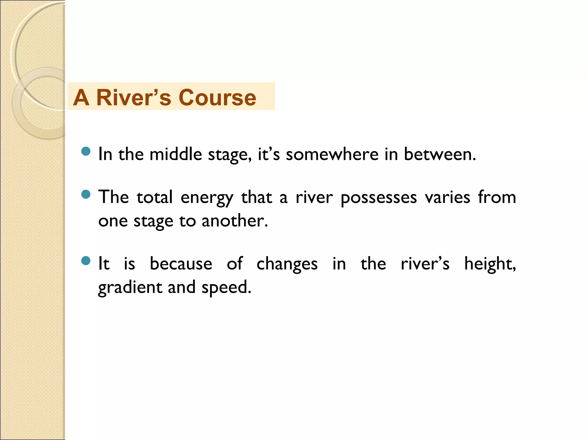 Fluvial processes and landforms | PPT