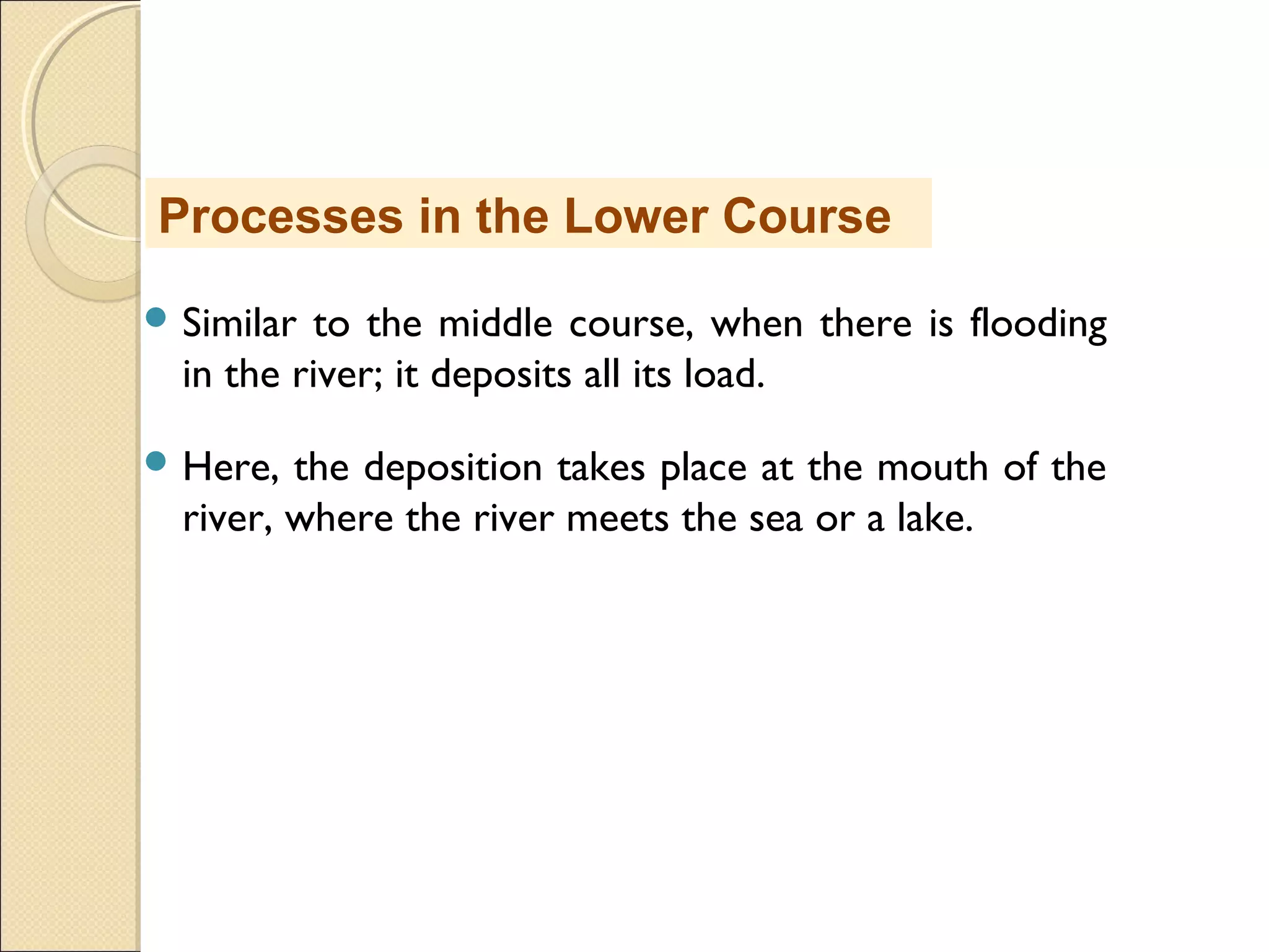Fluvial processes and landforms | PPT
