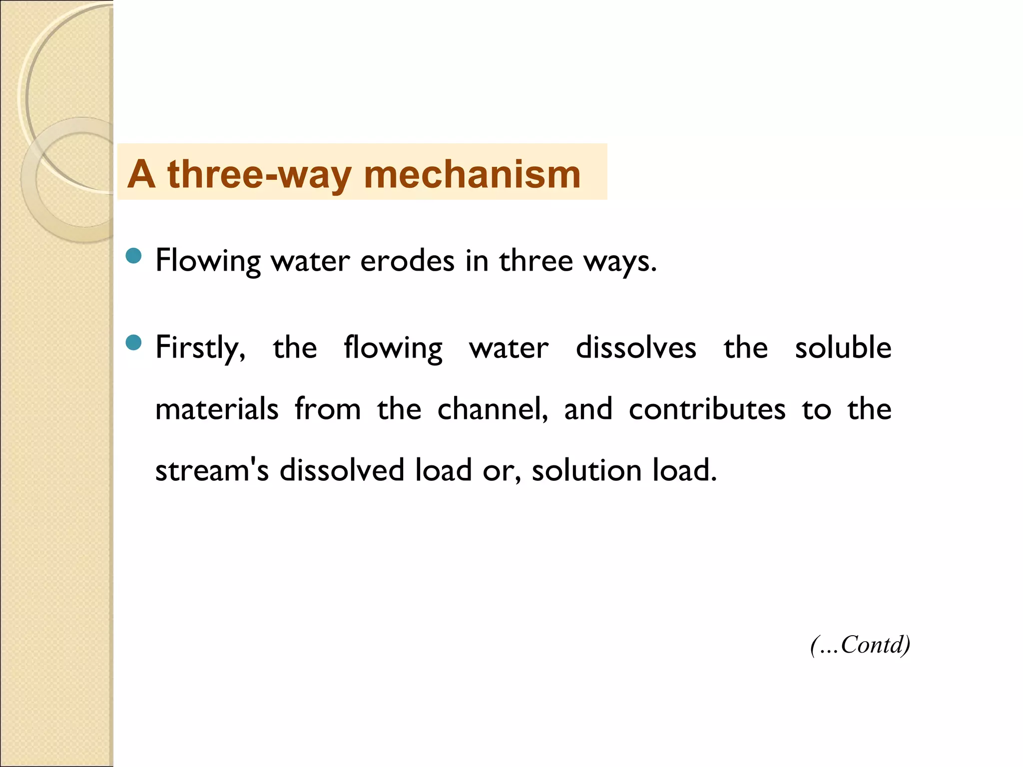 Fluvial processes and landforms | PPT