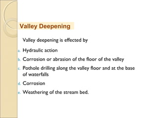 Fluvial processes and landforms | PPT