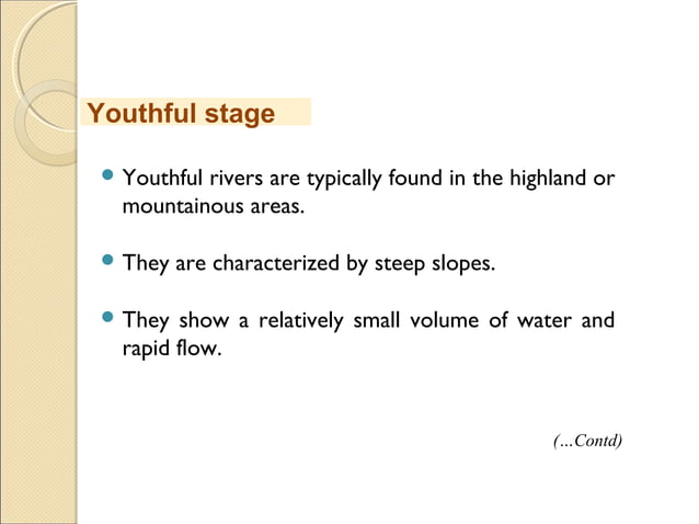 Fluvial processes and landforms | PPT | Geography | Science