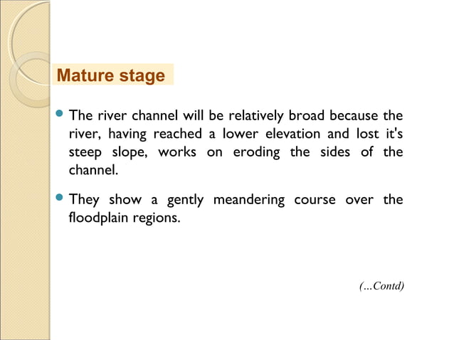 Fluvial processes and landforms | PPT | Geography | Science
