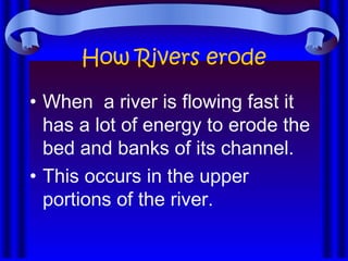 Fluvial processes part two | PPT