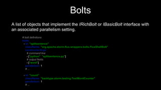 Flux: Apache Storm Frictionless Topology Configuration & Deployment | PPT