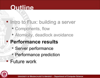 Flux: A Language for Programming High-Performance Servers | PPT