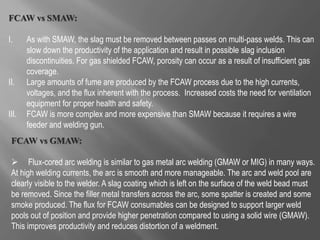 Flux cored arc welding | PPTX