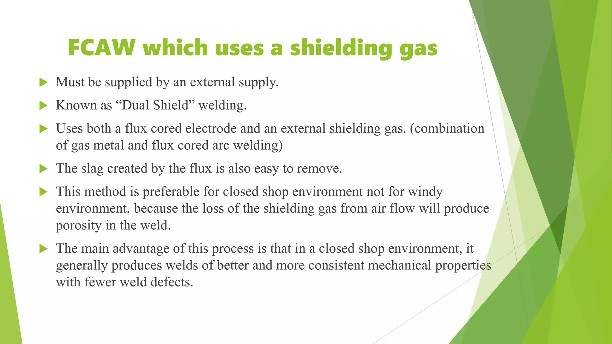 Flux cored arc welding | PPTX