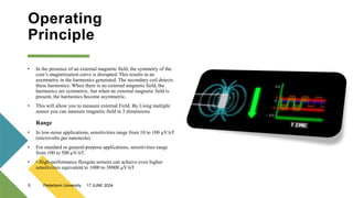 Flux Gate Sensor Devices ... Electrical engineering | PPTX | Physics ...