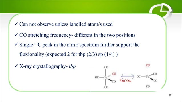 Fluxional Isomerism in organometallic compounds.pptx