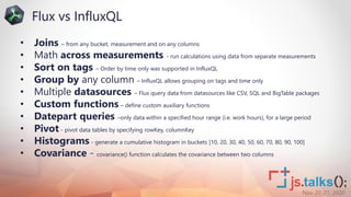 Flux QL - Nexgen Management of Time Series Inspired by JS | PDF